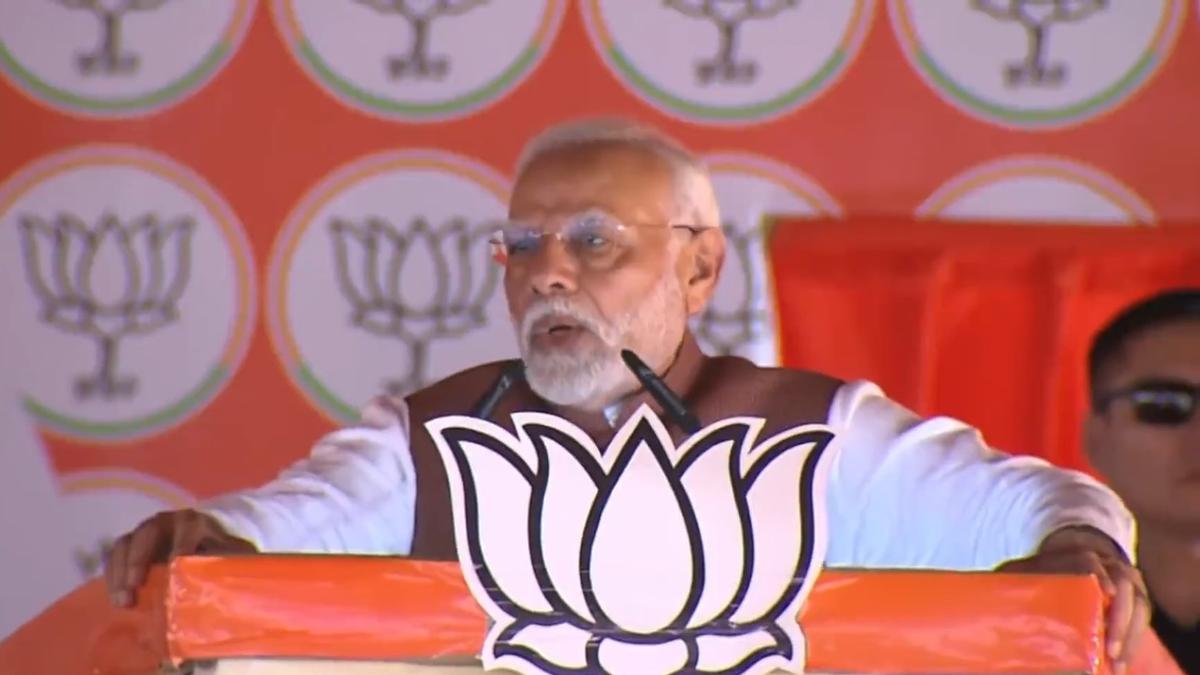 PM Modi accuses Soren government of aiding infiltrators in Jharkhand - The Hindu